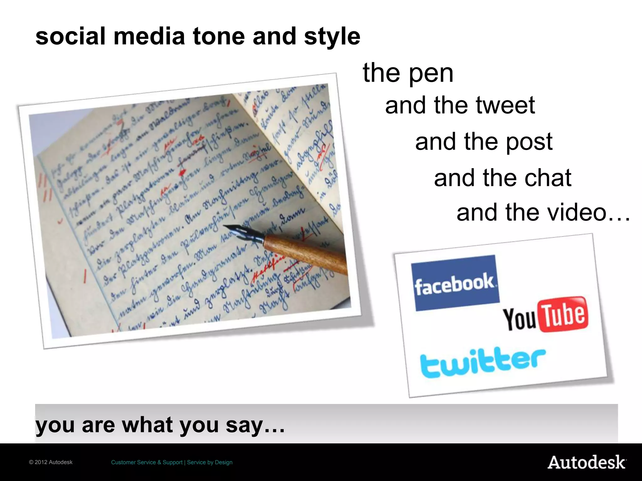 Social Media Tone, Voice, and Style Guidelines in the Enterprise | PPTX