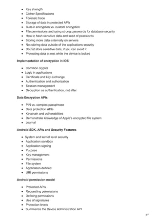 Mobile Security Training, Mobile Device Security Training | PDF