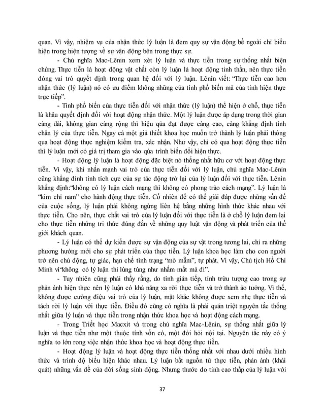 CÂU HỎI và ĐÁP ÁN ôn thi Môn Triết học - cao học ( Thạc sĩ). | DOC