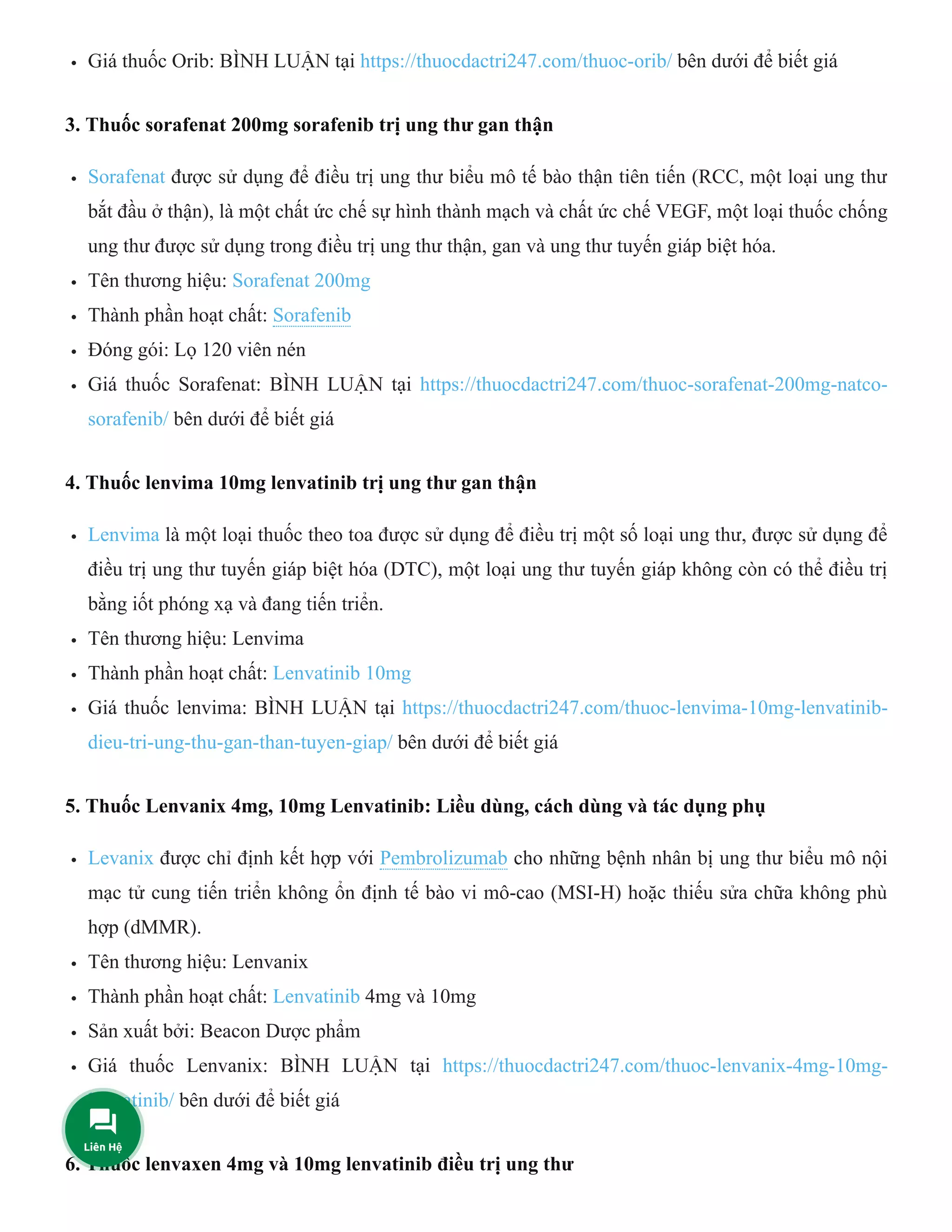 tong hop bai viet thuoc dieu tri ung thu | PDF
