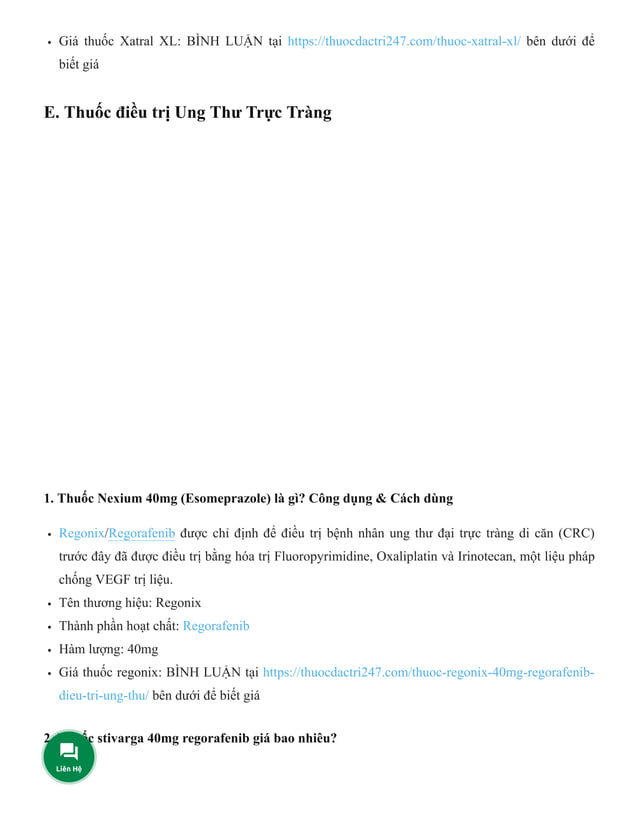 tong hop bai viet thuoc dieu tri ung thu | PDF