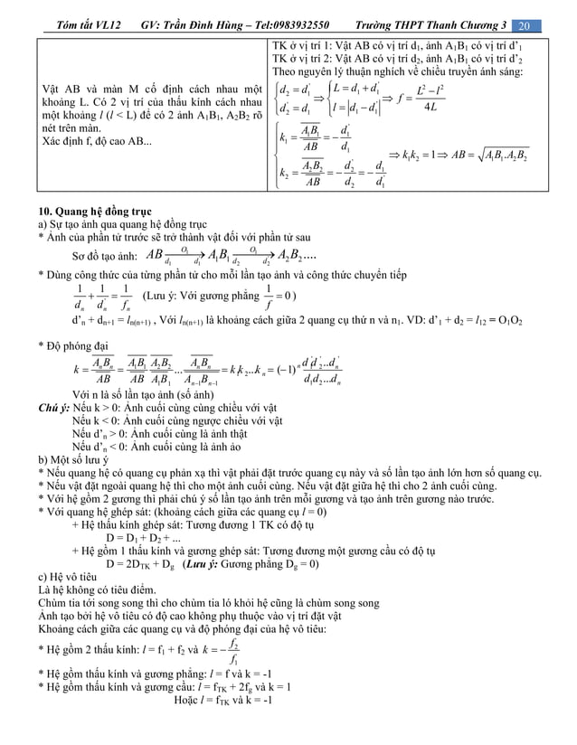 Tong hop-cong-thuc-vat-ly-12 | PDF