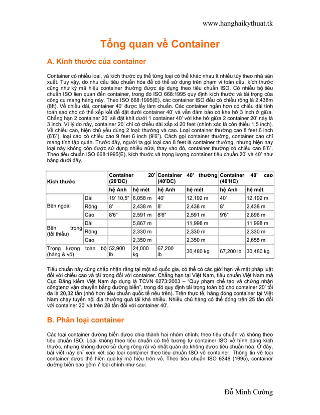 Tong quan-ve-container | PDF