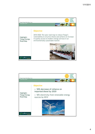 The Tonga Energy Road Map | PDF | Power and Energy Industry | Industries