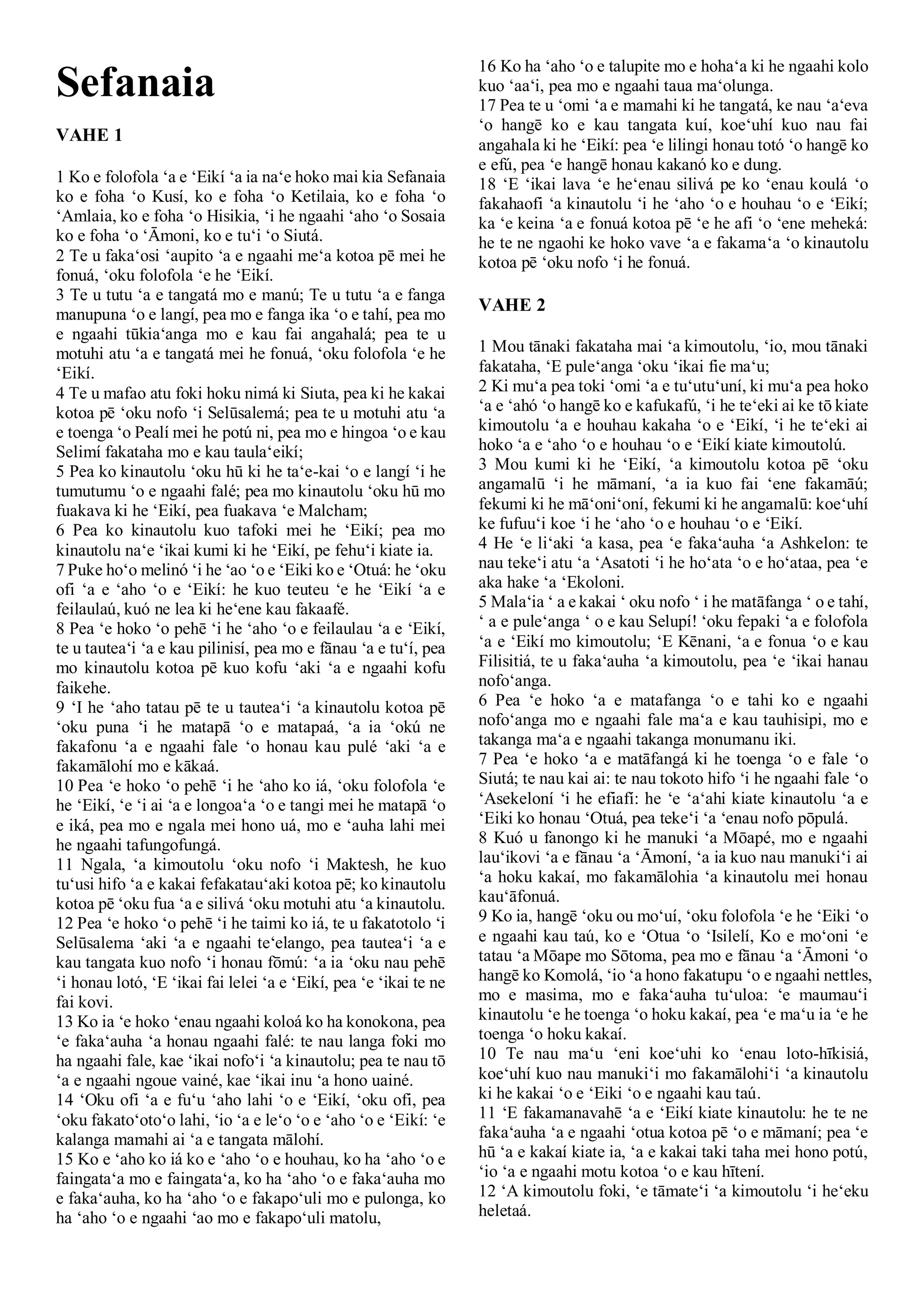 Tongan - The Book of Prophet Zephaniah.pdf