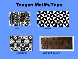 Tongan Designs And Patterns