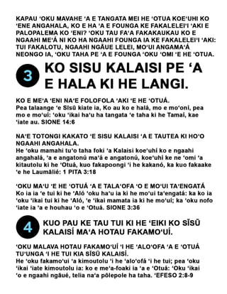 Tongan Gospel Tract | PDF