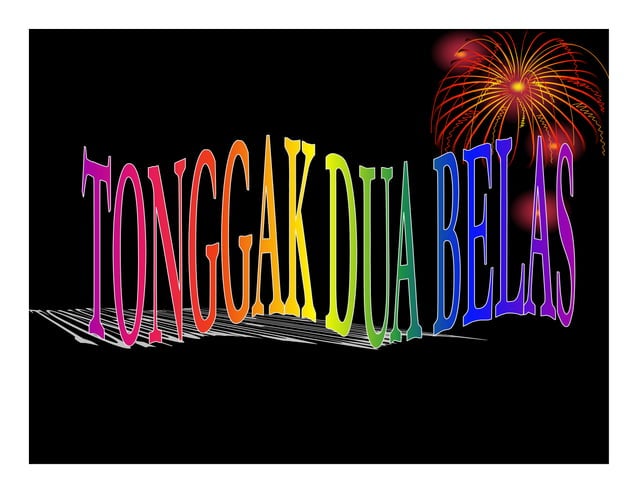 Tonggak 12 | PPT