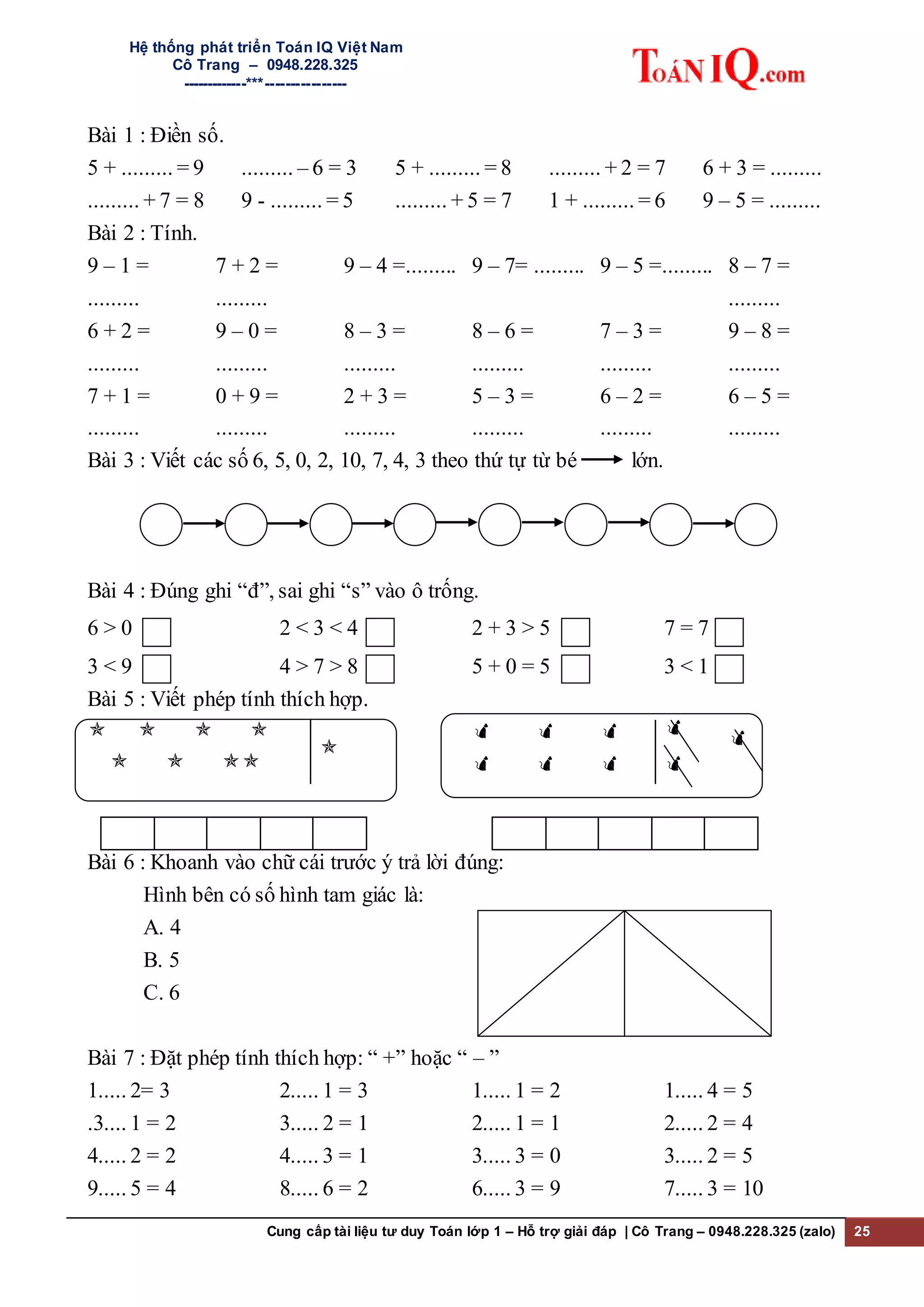 TUYỂN TẬP 18 ĐỀ ÔN TẬP HK1 - TOÁN 1 | DOCX