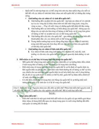 Trọn bộ kiến thức Lý thuyết Sinh học cho học sinh THPT | PDF