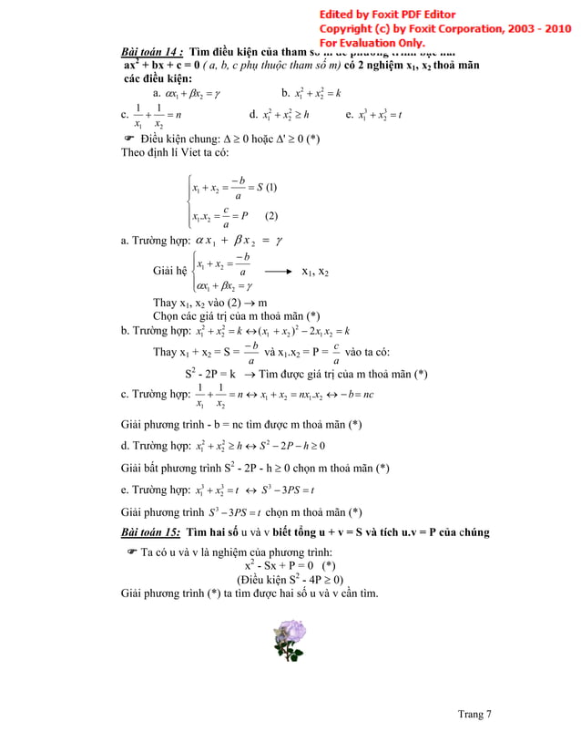 Tong hop ly thuyet on thi toan 9 vao 10 | PDF