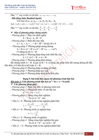 Toán lớp 9 - Tổng hợp kiến thức lý thuyết Đại số 9 và Hình học 9 | PDF
