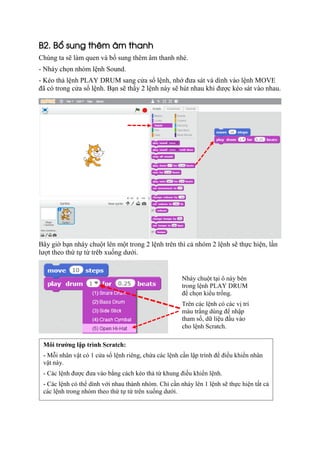 Scratch cơ bản. Bài 0. Tổng quan Scratch | PDF