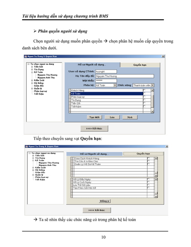 Tổng quan tài liệu Hướng dẫn hệ thống BMS | DOC