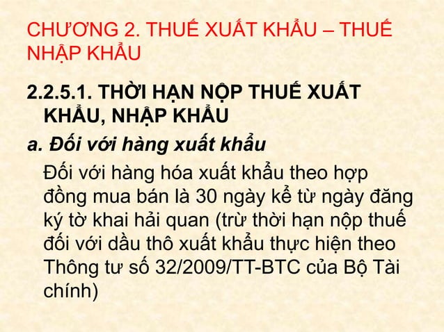 Tong quan thue & thue xk, nk | PPTX