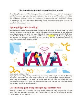 Tong quan ve ngon ngu lap trinh java danh cho nguoi moi.docx