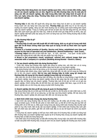 Tong quan ve van de thuong hieu | PDF