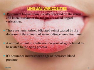 Lingual Varicosities