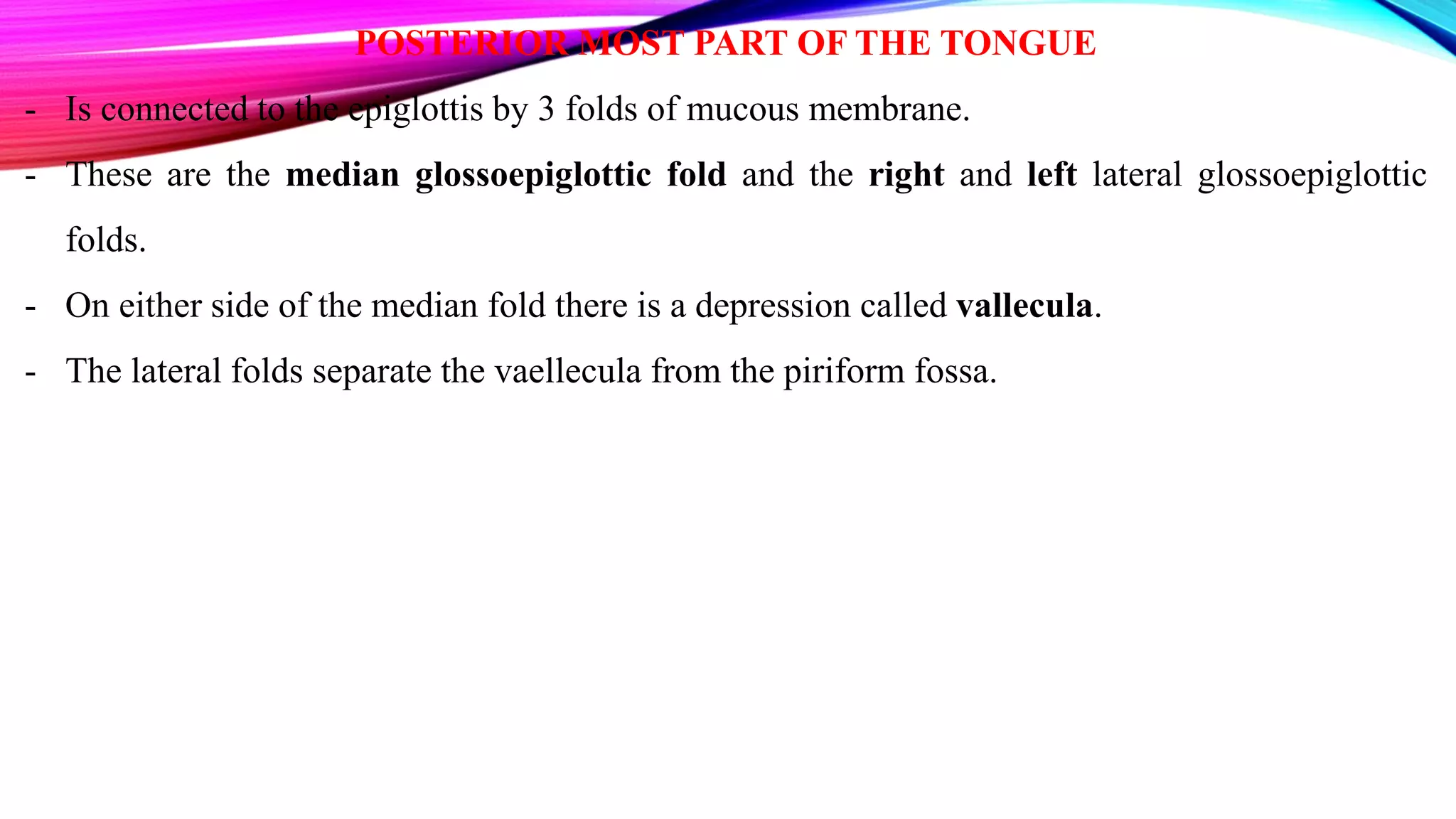 TONGUE ppt | PPTX