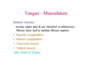Tongue | DOCX | Ear, Nose and Throat Conditions | Diseases and Conditions