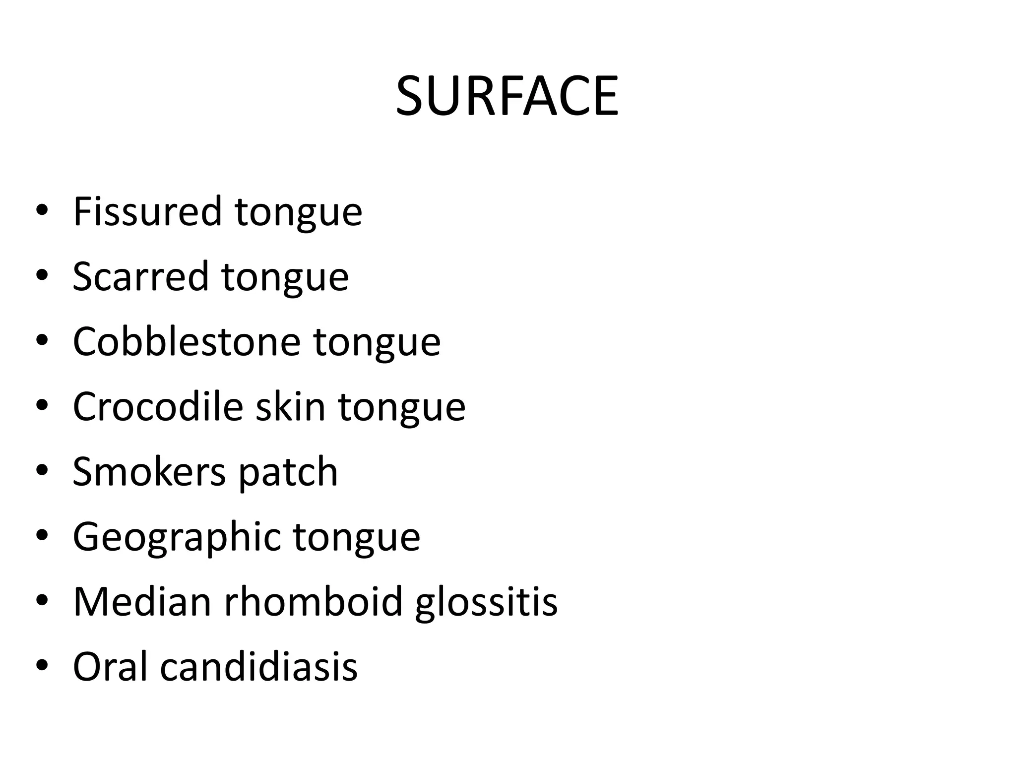 Tongue in health and disease | PPTX