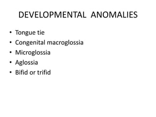 Tongue in health and disease | PPTX