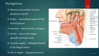 Tongue and it's Prosthodontics Importance | PPTX