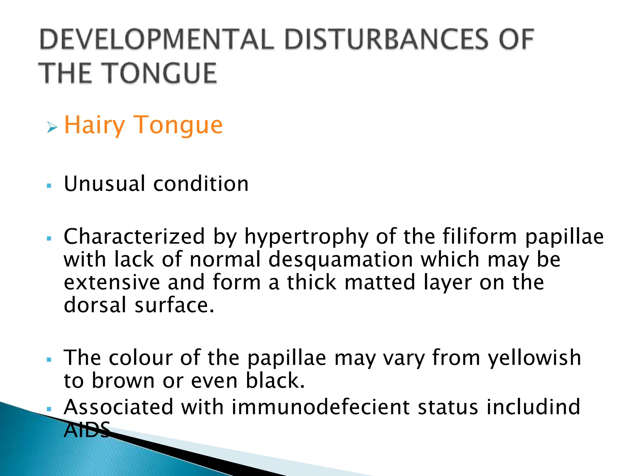 tongue.pptx oral and maxillofacial pathology basic | PPTX | Ear, Nose ...
