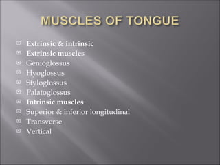 TONGUE/supply to tongue,function of tongue | PPT