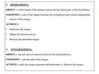 Tongue and its applied aspects | PPTX