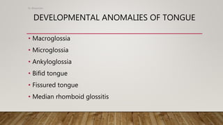 Tongue and its prosthodontic considerations | PPTX