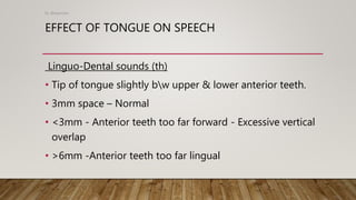 Tongue and its prosthodontic considerations | PPTX