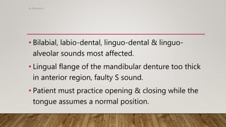 Tongue and its prosthodontic considerations | PPTX
