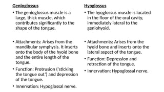 Tongue and muscles of tongue.pptxje8jimemeu | PPTX