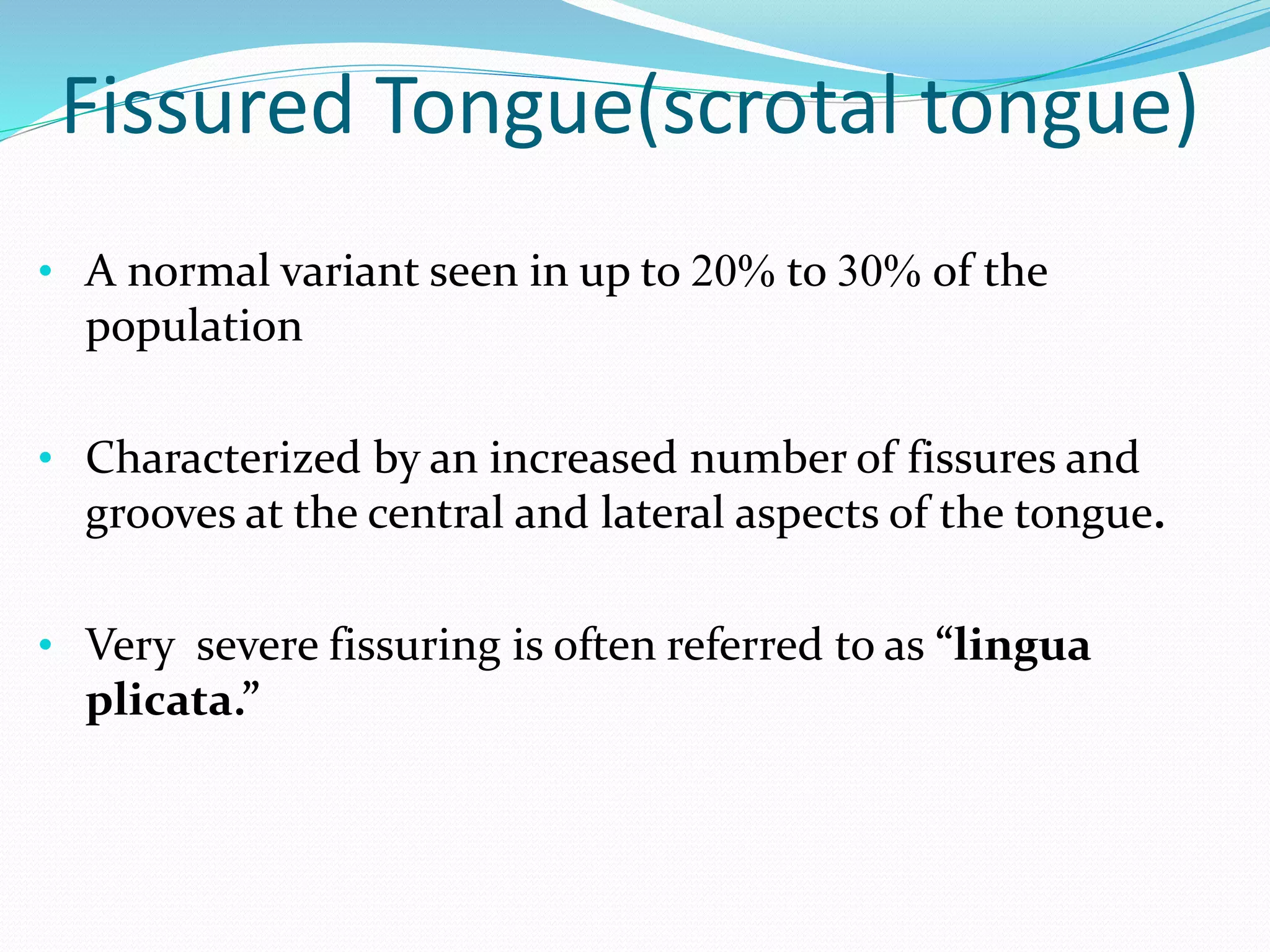 Tongue and systemic diseases | PPTX