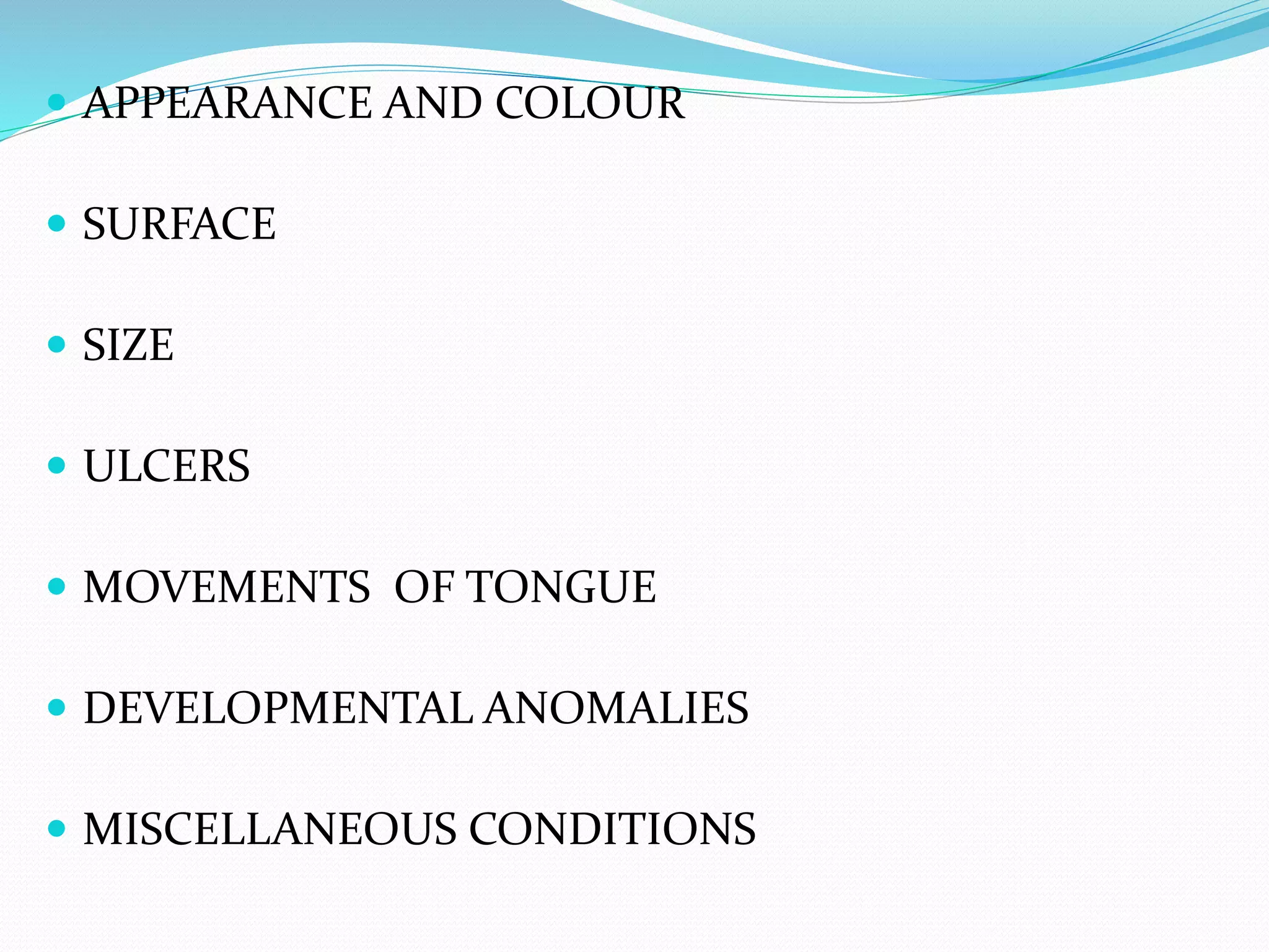 Tongue and systemic diseases | PPTX