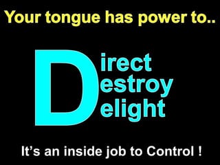 Tongue control | PPT