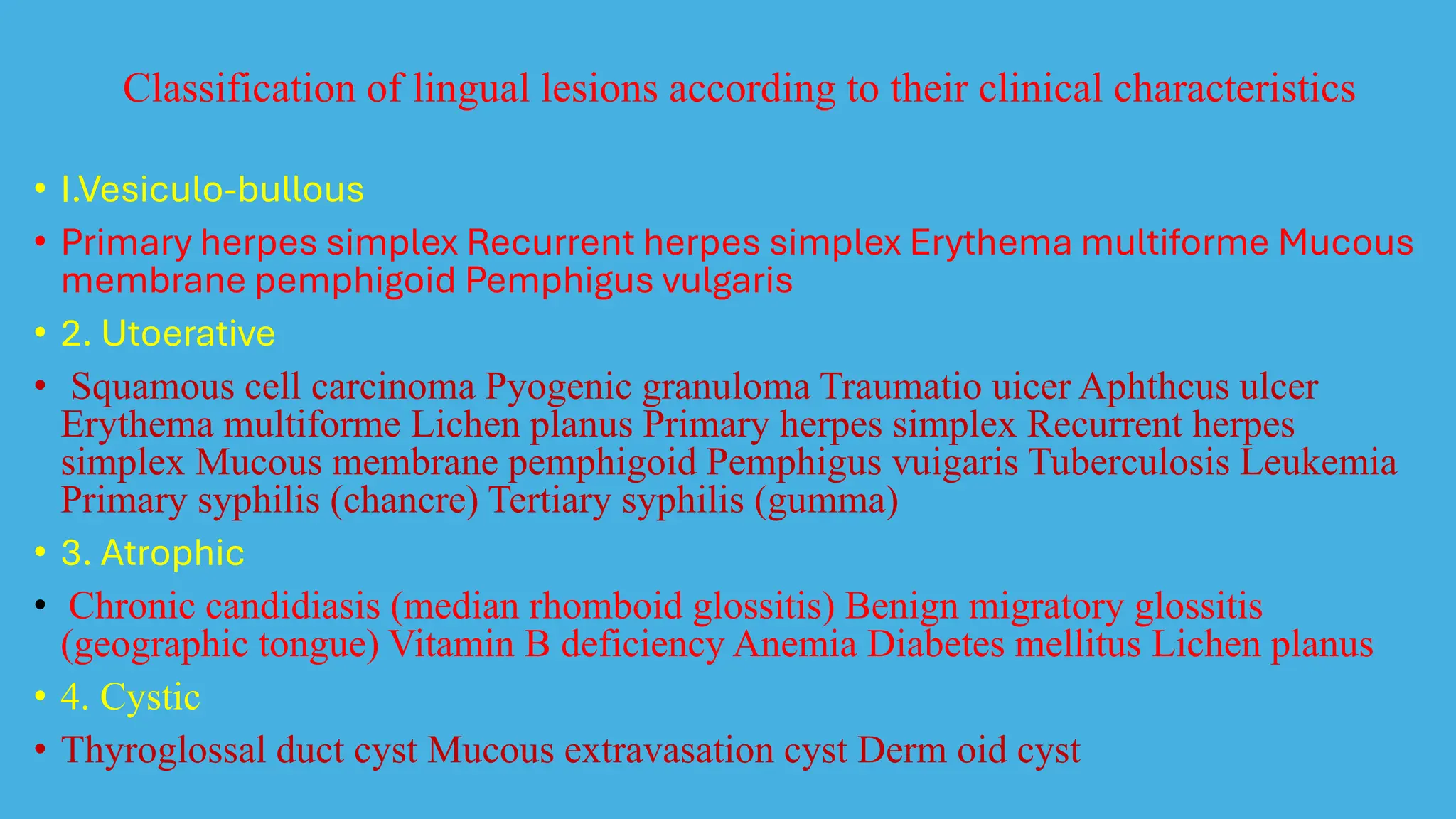 tongue disease lecture Dr Assadawy legacy | PDF
