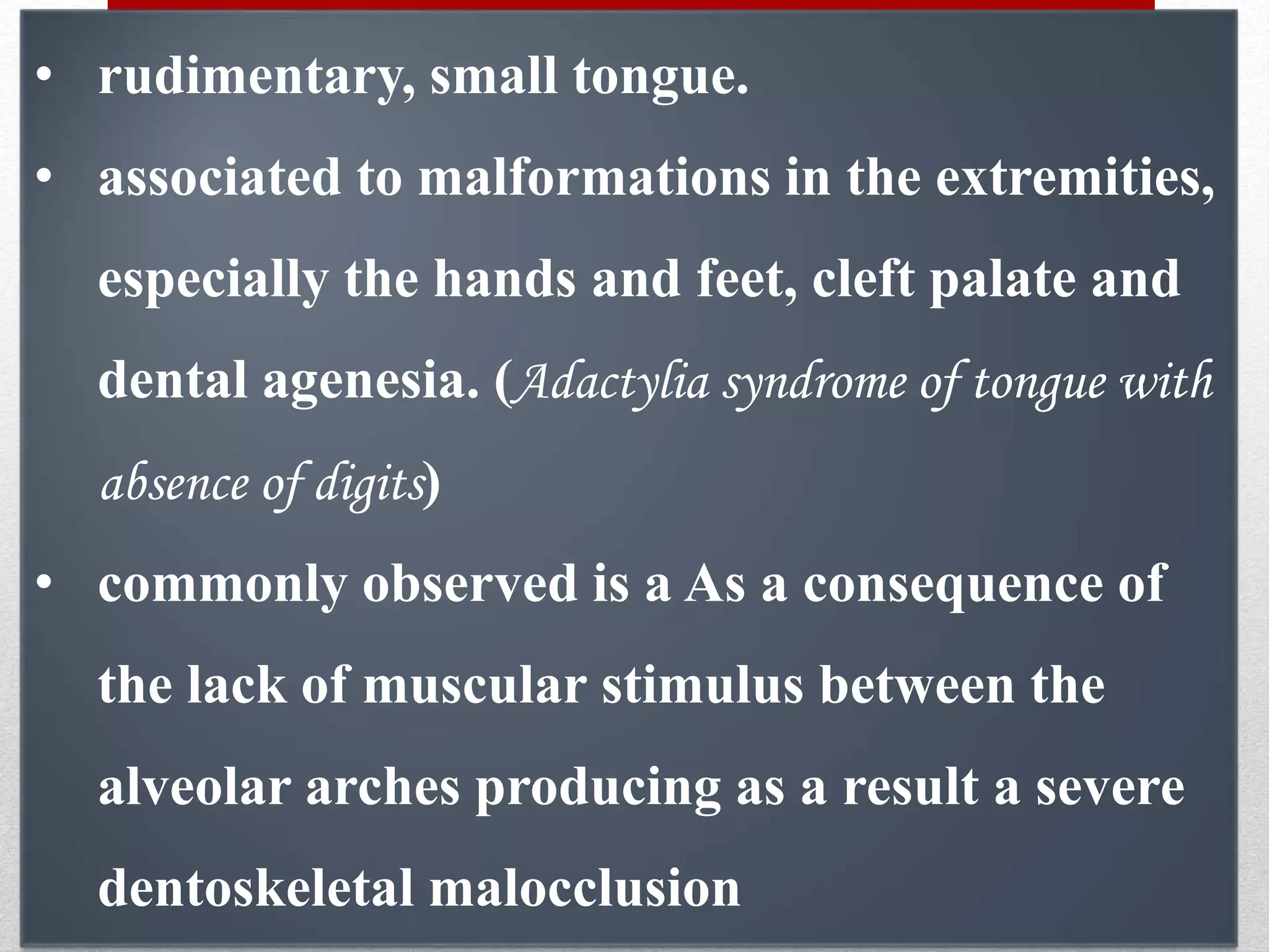 Tongue disorders | PPTX