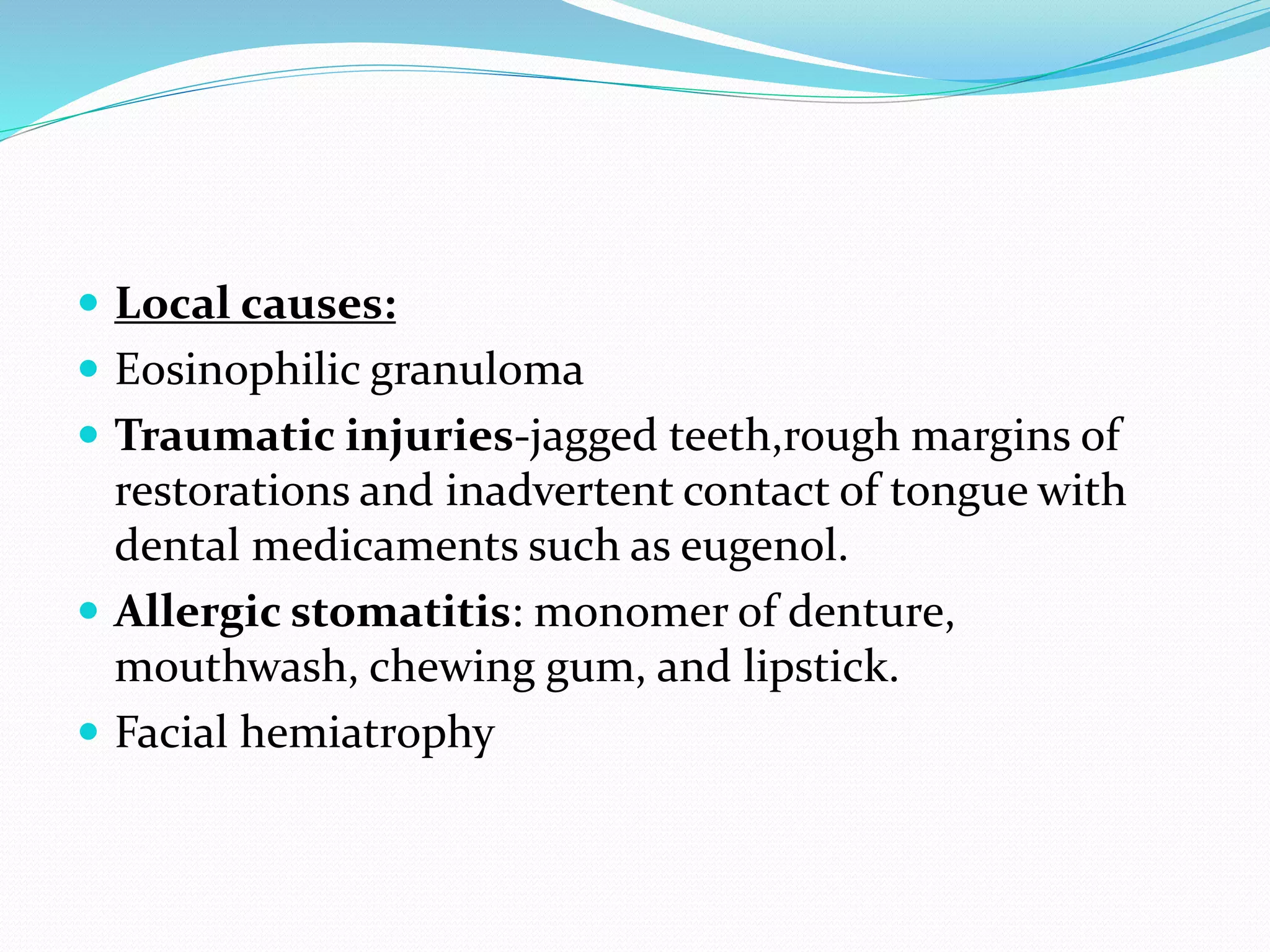 Diseases of Tongue | PPTX