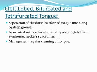Diseases of Tongue | PPTX
