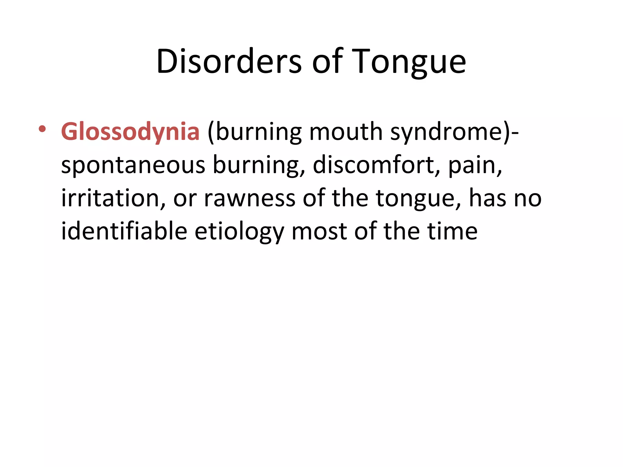 Tongue lecture | PPT