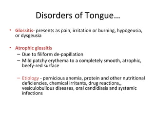Tongue lecture | PPT
