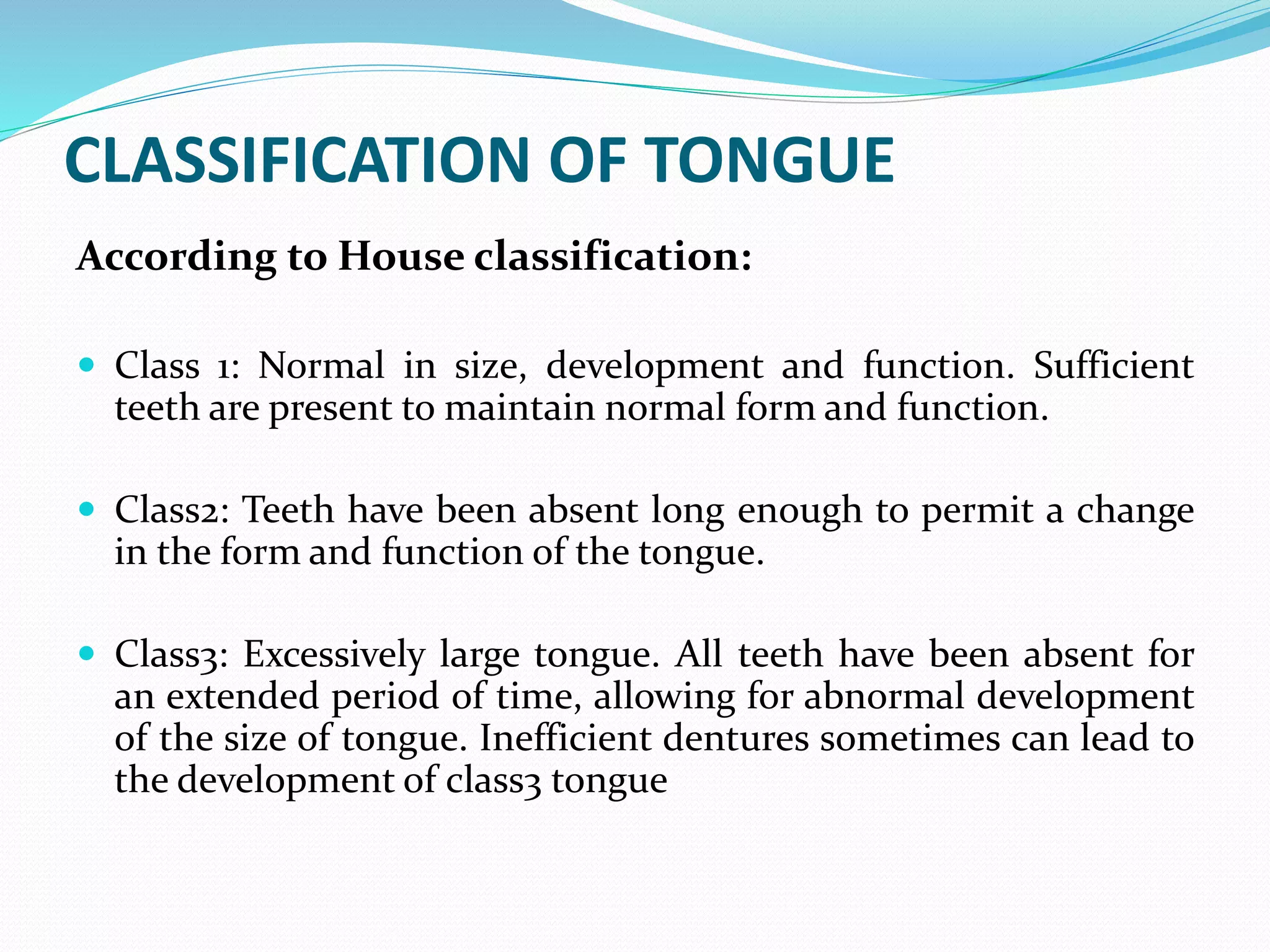 Tongue & its prosthetic coniderations seminar | PPTX