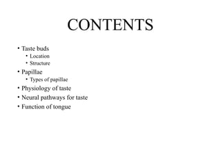 tongue , function , neural pathway , clinical application ,references ...
