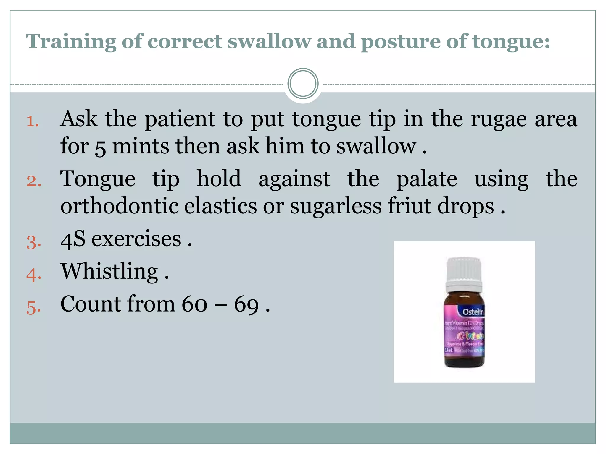 Tongue thrust | PPTX
