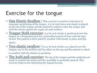 Tongue thrust and mouth breathing habits in children | PPT
