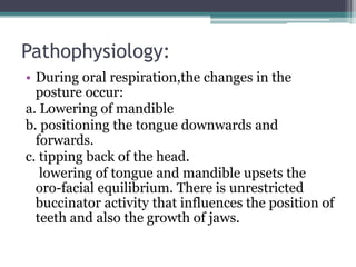Tongue thrust and mouth breathing habits in children | PPTX