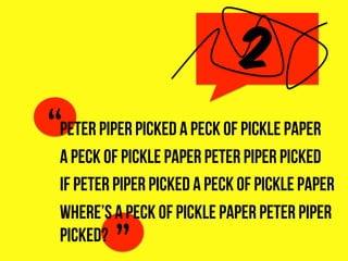 Tongue Twister | PDF