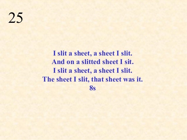 A slitted sheet i sit - nolfnc